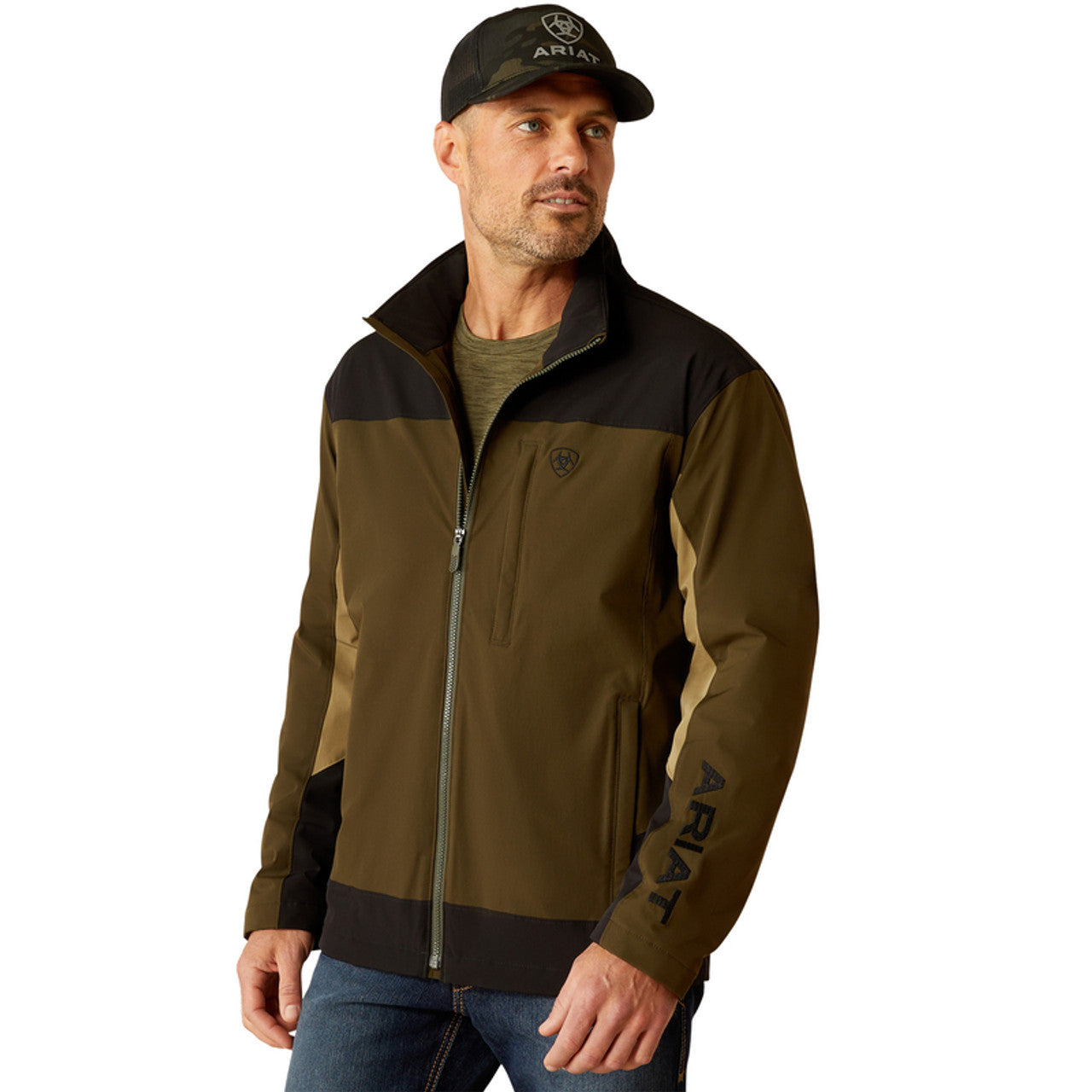 ARIAT PIONEER STRETCHSHELL RELIC - MENS JACKET - 10052478 – Cowboy City ...