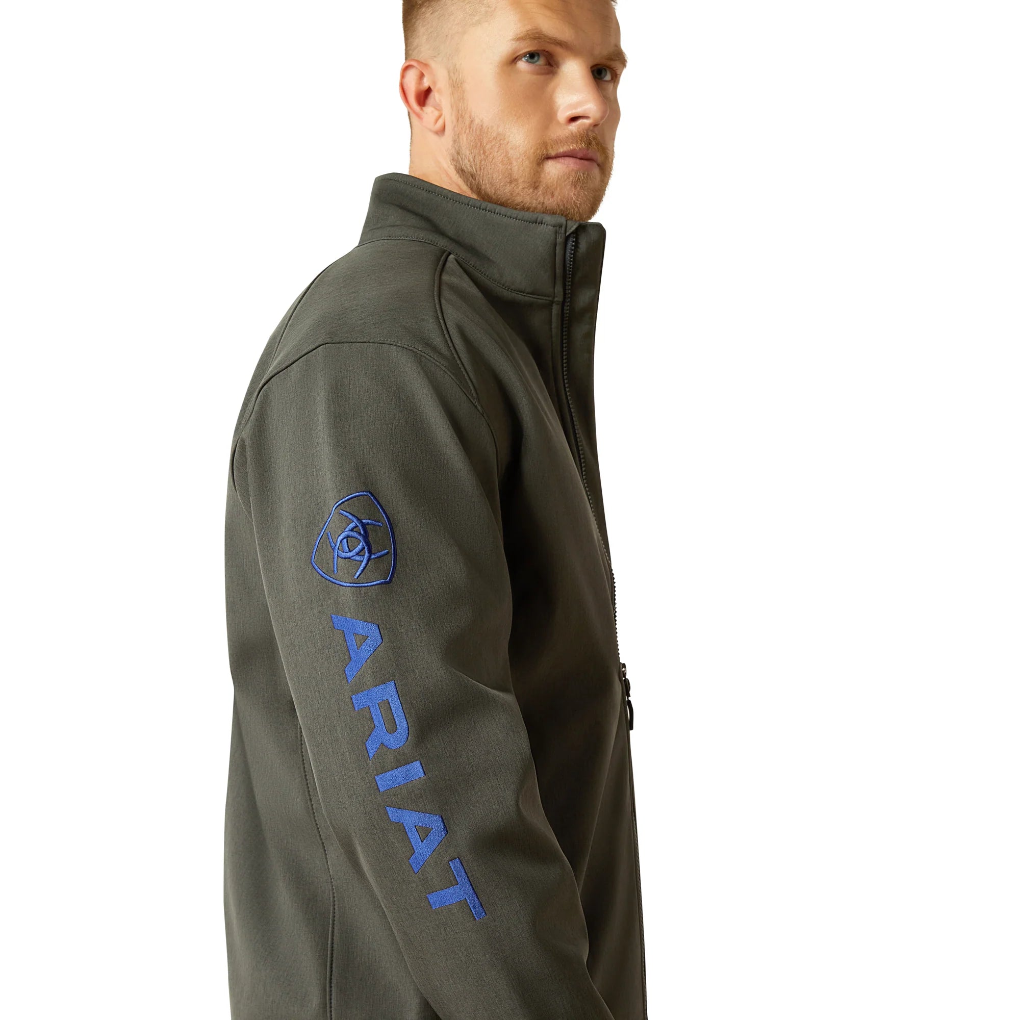 Ariat Men's Logo 2.0 Charcoal Heather Softshell Jacket 10058155 ...