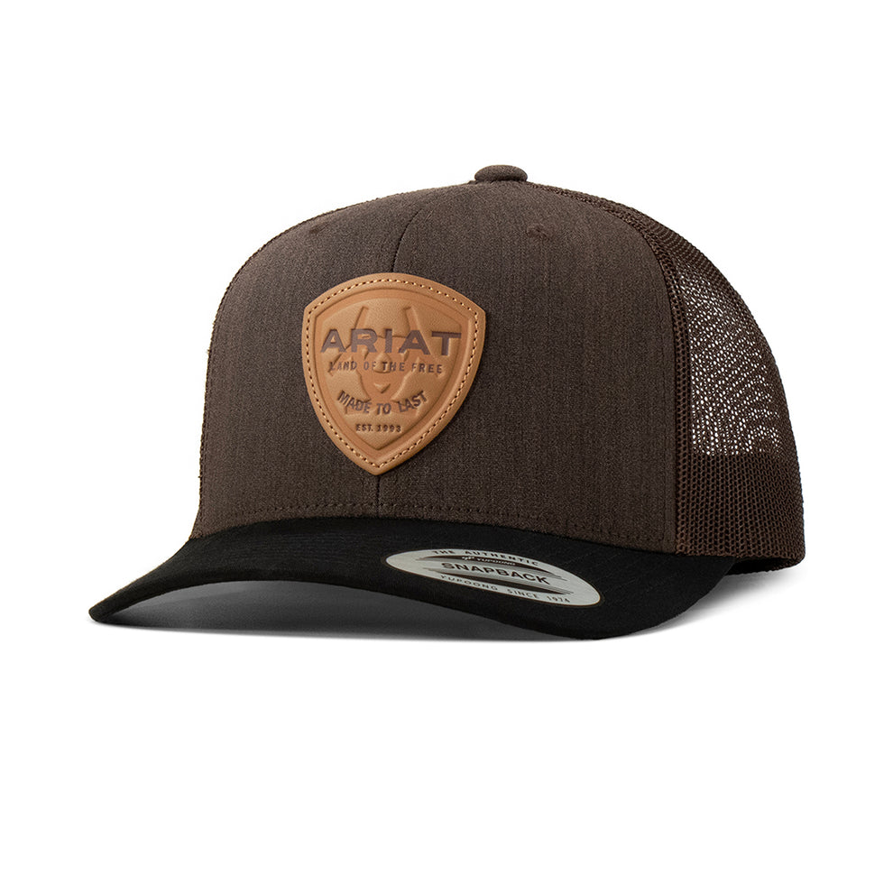 Ariat Mens Brown Snapback Cap - A300065402 – Cowboy City Western Wear