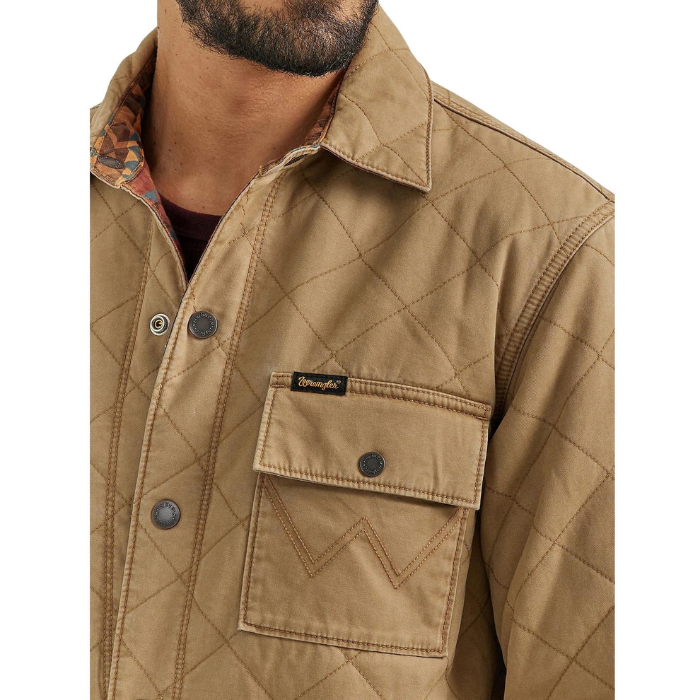 Wrangler Reversible Quilted Men's Shirt Jacket 112353398 – Cowboy City ...